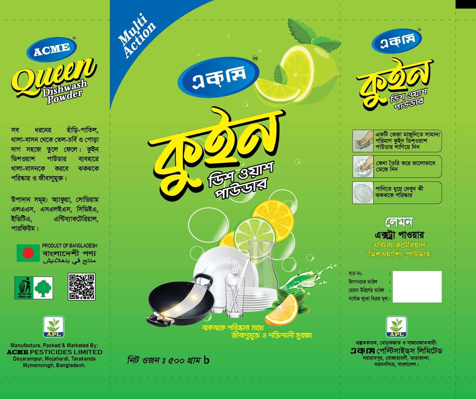 ACME Queen Diswash Powder – Acmepesticides Ltd.